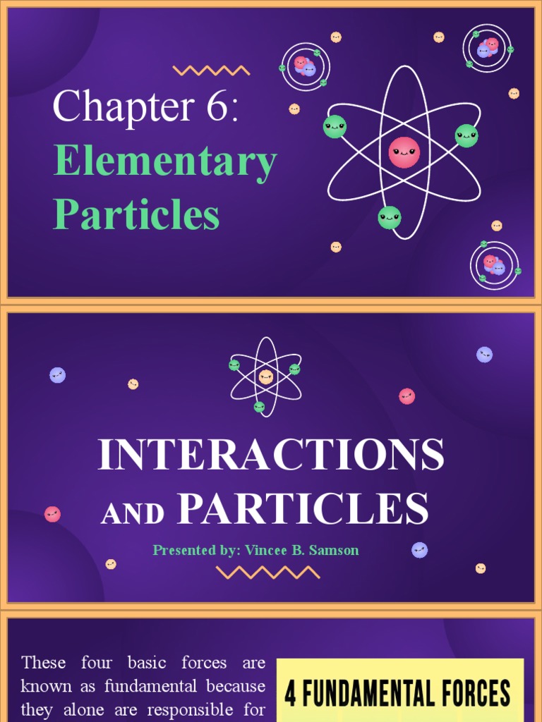 Summary 6 - Elementary Particles | PDF