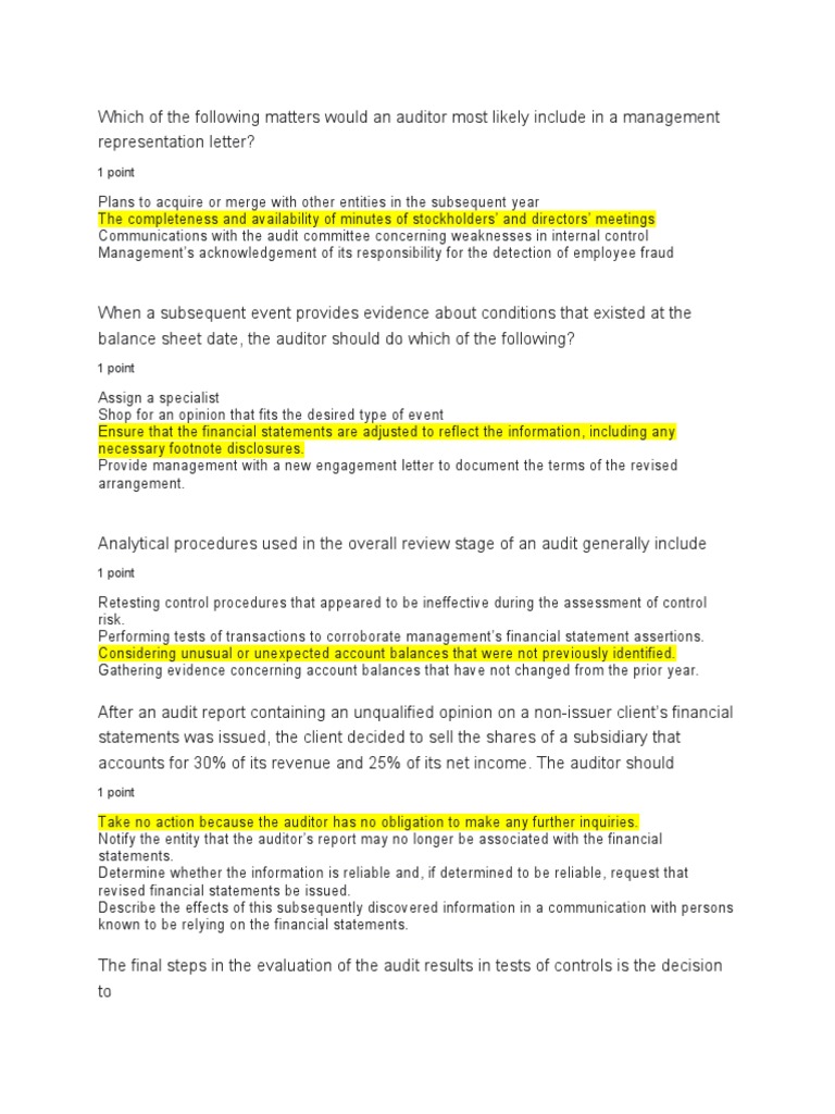 Aud Theo | Download Free PDF | Auditor's Report | Audit