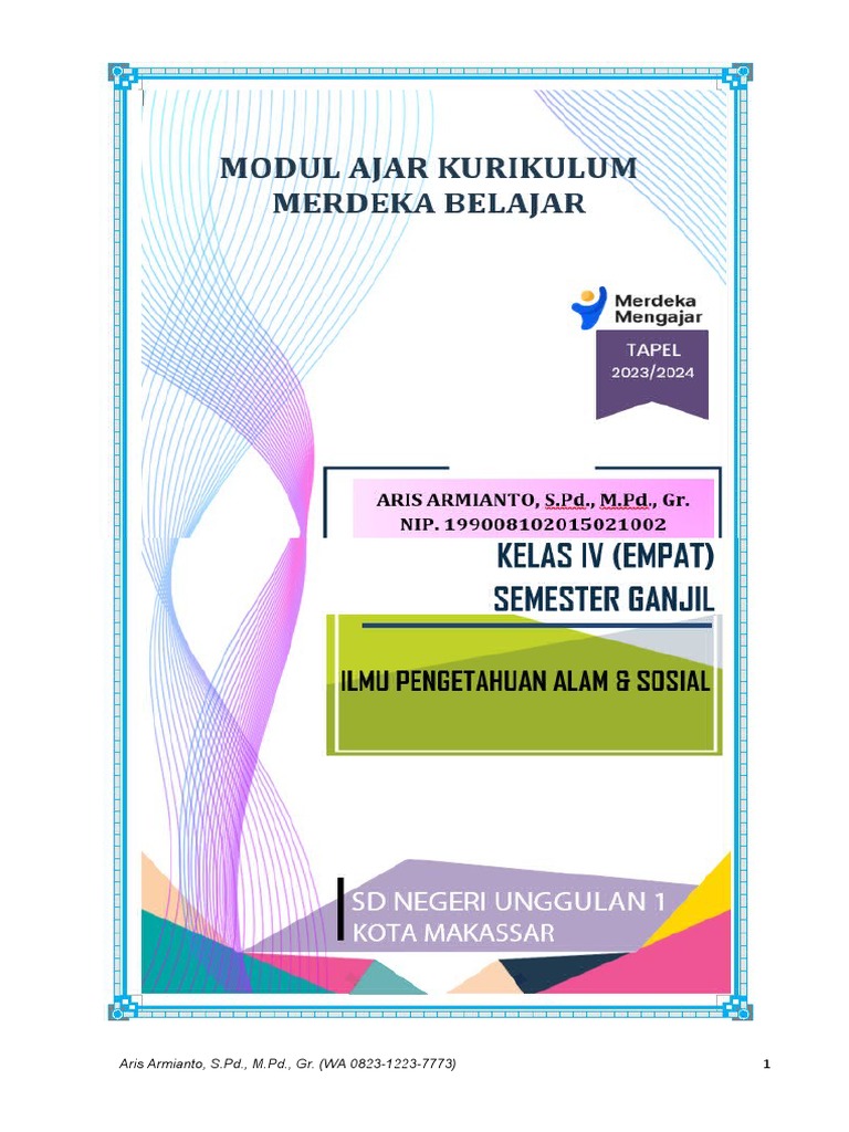 Modul Ipas Kls 4 Sms 1 | PDF