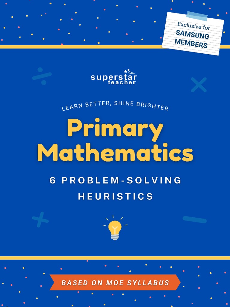Primary Math Heuristics Ebook | PDF | Equations | Mathematics Primary Math Heuristics Ebook | PDF | Equations | Mathematics