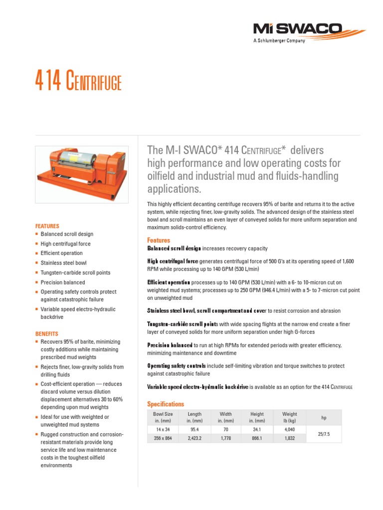 414 Centrifuge Ps | PDF | Mechanical Engineering