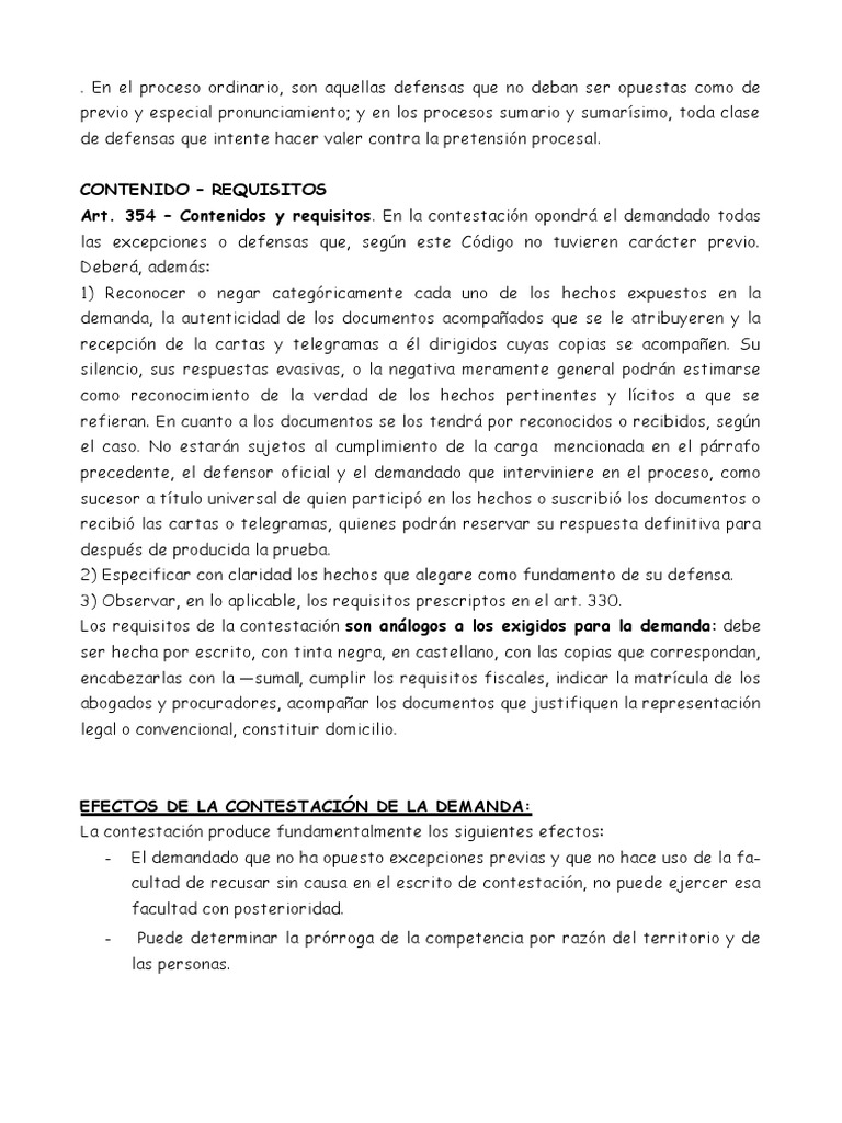 Contestacion de Demanda | PDF | Demanda judicial | Separación de poderes