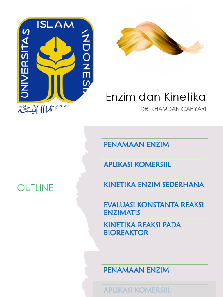 Enzim Dan Kinetika | PDF