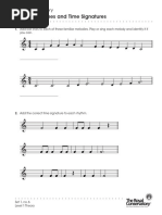 RCM Level 1-10 Ear Training Guide | PDF | Chord (Music) | Interval (Music)