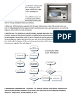 ATM Machine Operation and Components | PDF | Automated Teller Machine ...