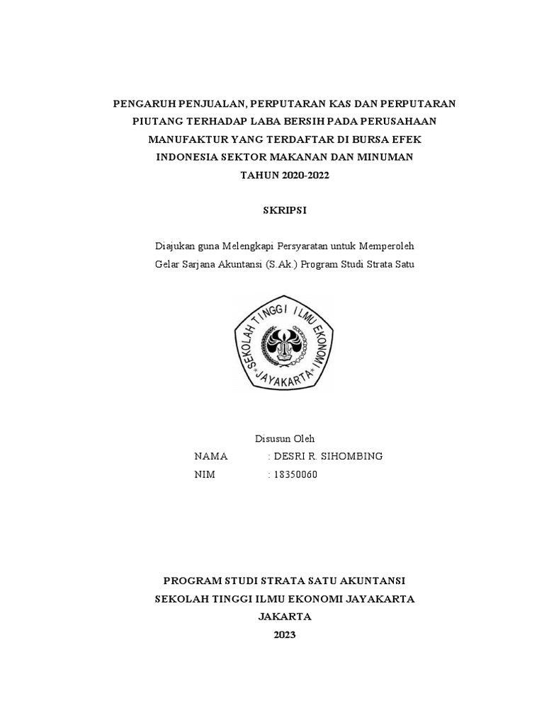 Proposal Desri Pdf