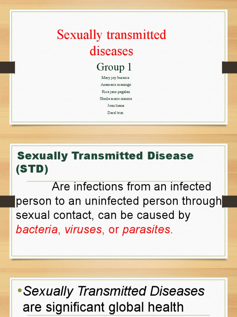 Group 1 Sexually Transmitted Diseases | PDF | Herpes Simplex | Sexually ...