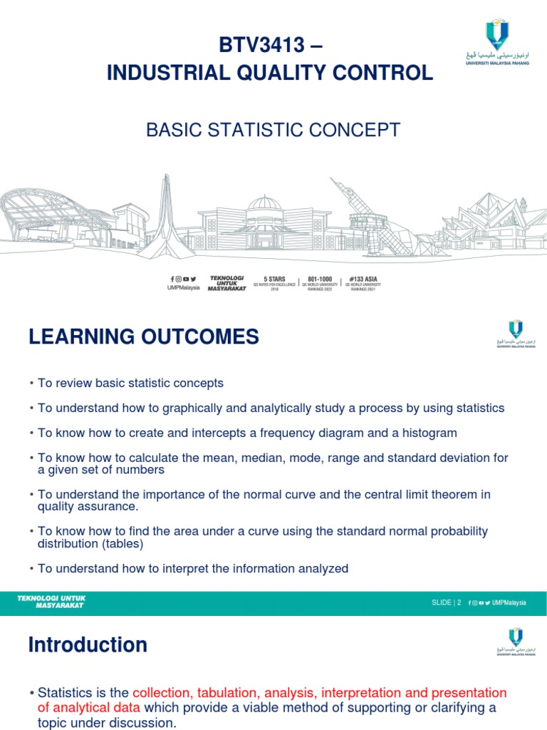 Chapter 6 Basic Statistic Concepts Pdf Standard Deviation