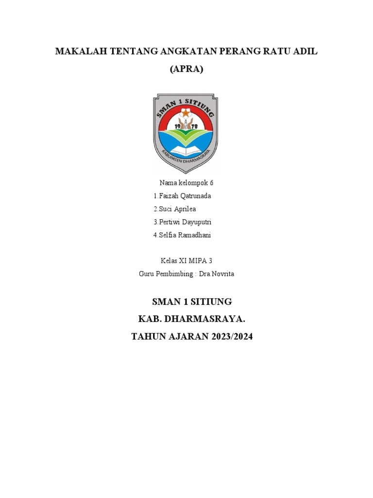 Sejarah dan Tokoh Pemberontakan APRA | PDF | Perjalanan