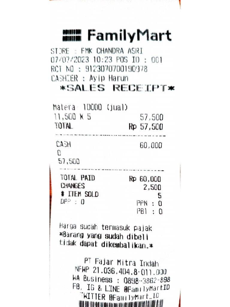 Stamp - Materai, 7jul, 57500 | PDF