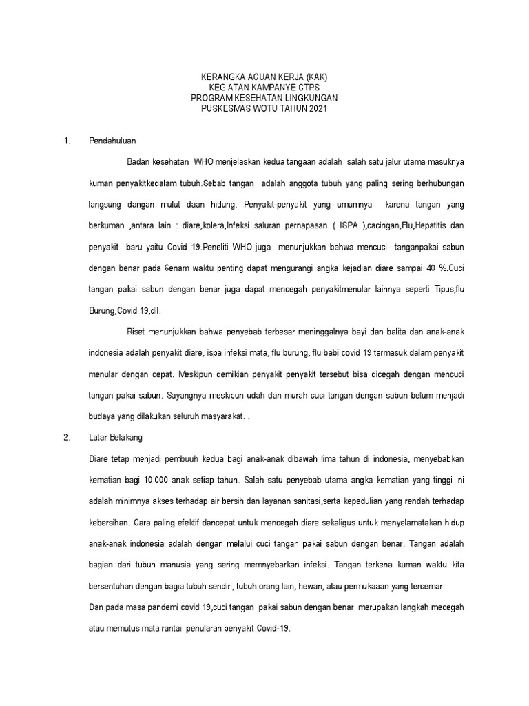 Kak Kampanye Ctps | PDF | Ilmu Sosial