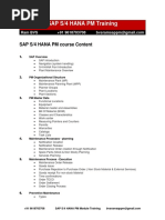 SAP S4 HANA PM Module Training1 | PDF | Computer Science | Computer Engineering