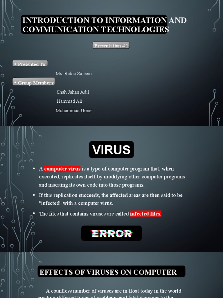 Ict Viruses 2 Pdf Computer Virus Antivirus Software