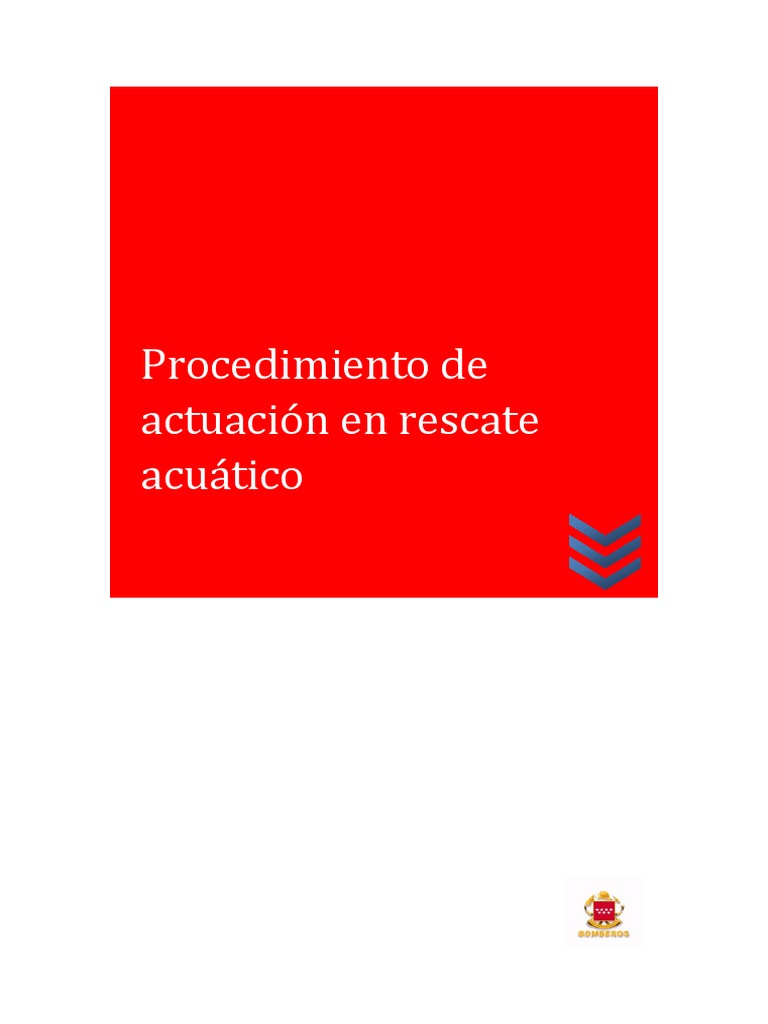 II.19. Procedimiento de Actuaci N Rescate Acu Ítico | PDF | Agua | lago