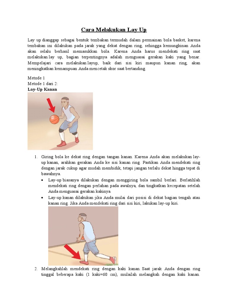 Cara Melakukan Lay Up | PDF