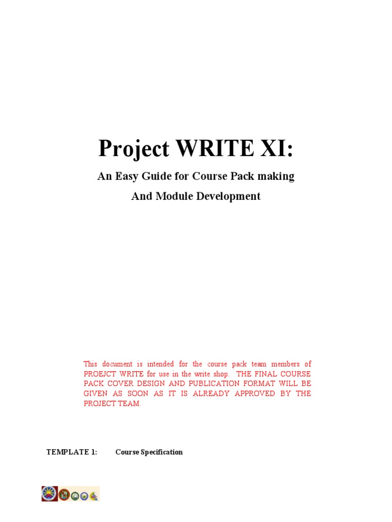 Course Pack Guide | PDF | Information | Learning