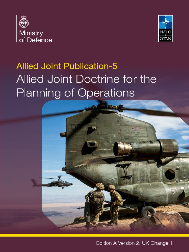 PON 1-03 NATO AJP-5 Edition A, Version 2, UK Change 1 (2019) - Allied ...
