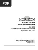 ES3000 Compressor Control Board Guide | PDF | Switch | Menu (Computing)