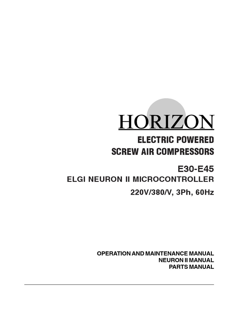 E30-E45 60 HZ Omm Manual | PDF | Valve | Manufactured Goods
