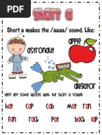 Short I Anchor Chart | PDF