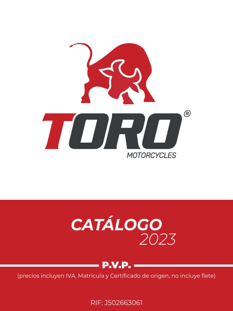 Catálogo 2023 V1 - Motos Toro | PDF