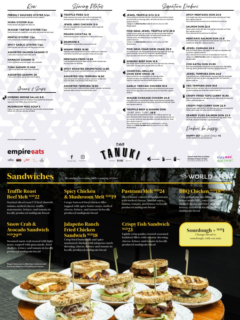 "Gourmet Sandwich & Drink Menu" | PDF | Soft Drink | Martini (Cocktail)