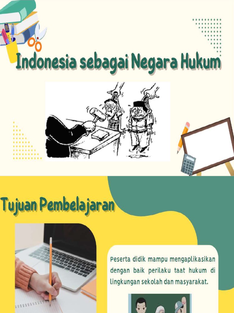 Ppt Indonesia Sebagai Negara Hukum | PDF