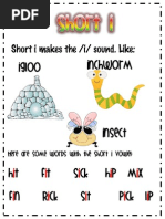 Short U Anchor Chart | PDF