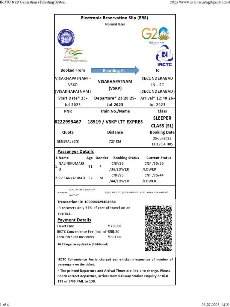 Ticket 25jul | PDF | Identity Document | Payments