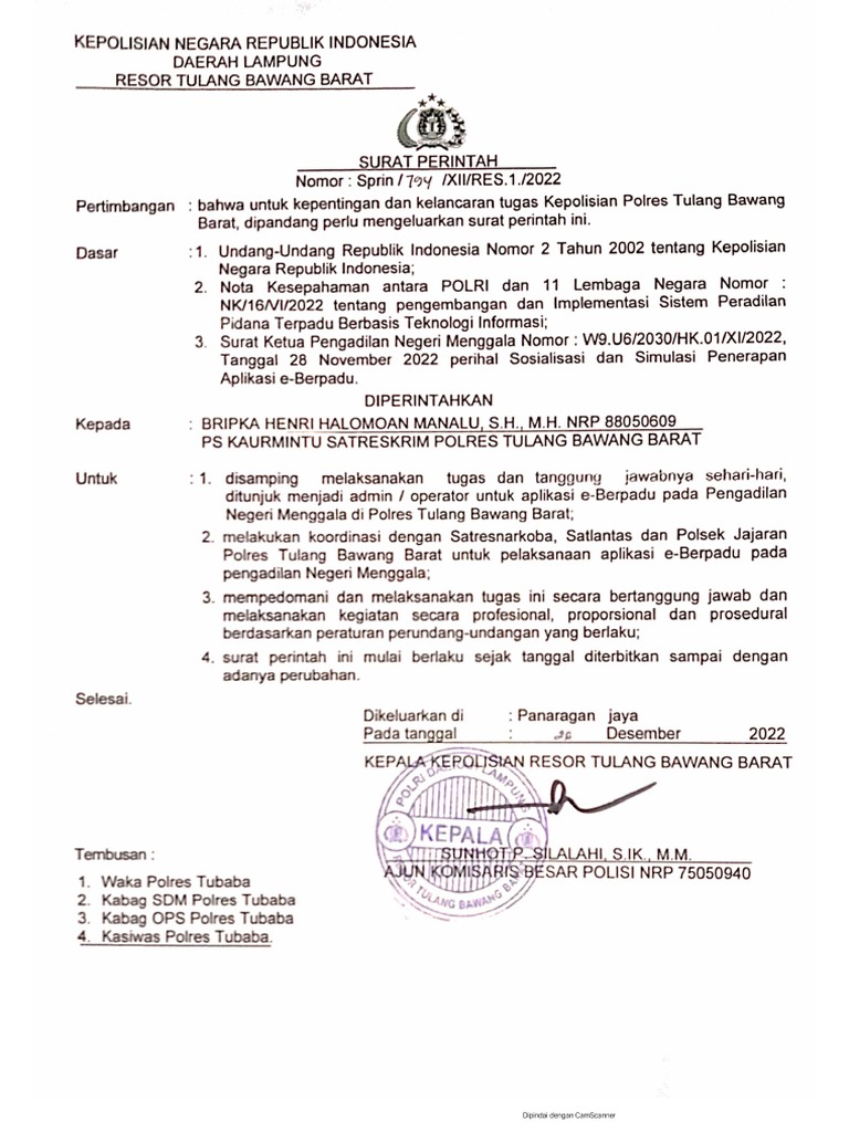 SPRIN Eberpadu Tubaba | PDF