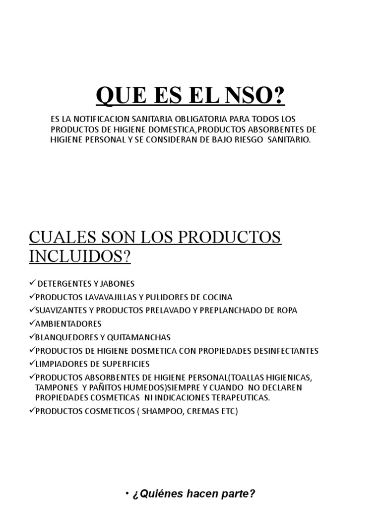 Presentacion Nso | PDF