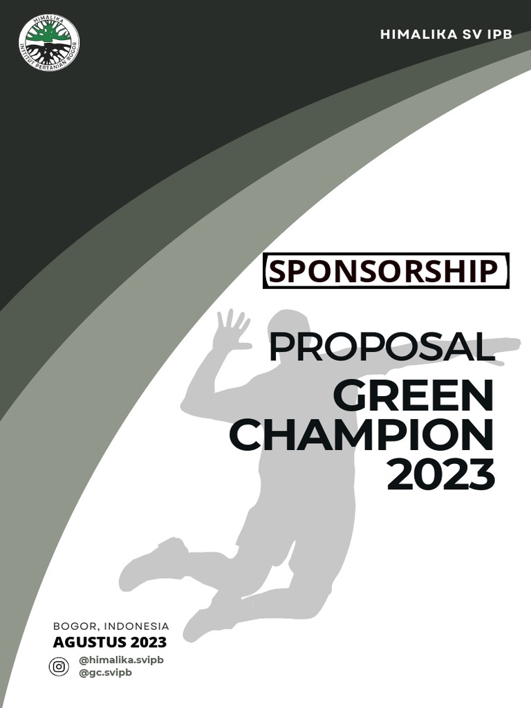 Proposal Green Champion 2023-Signed | PDF