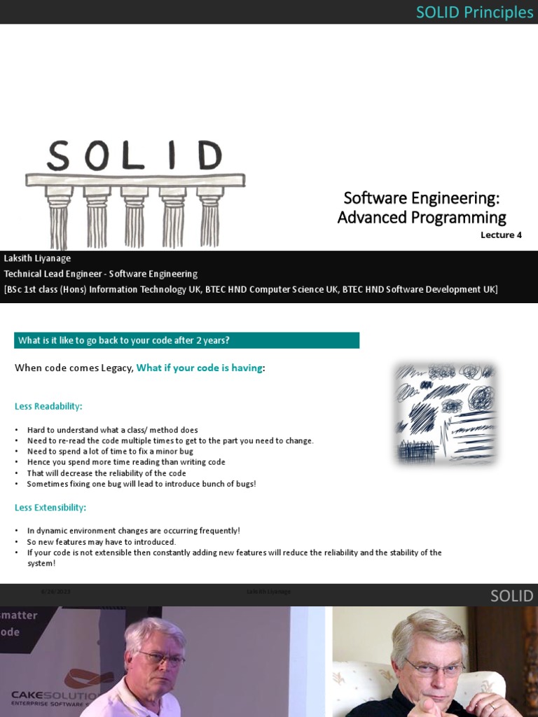 SOLID Principles - Part 1 | PDF | Software Bug | Software