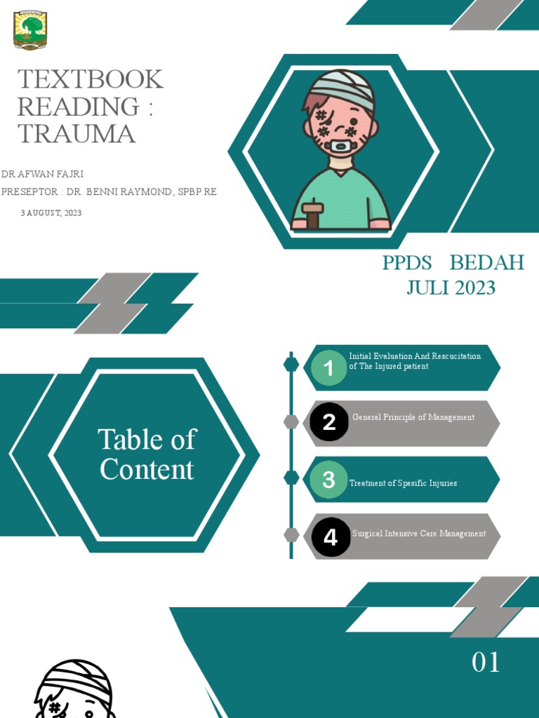 DR Afwan Fajri - Trauma - Juli 2023 | PDF | Injury | Surgery