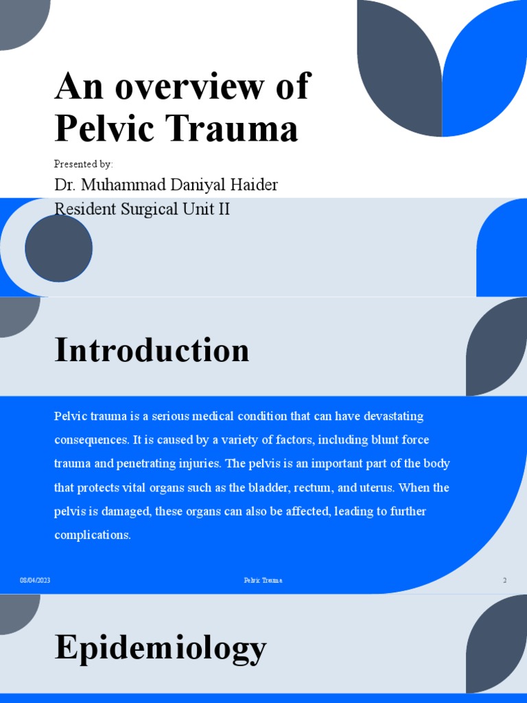 Pelvic Trauma Pdf Pelvis Injury