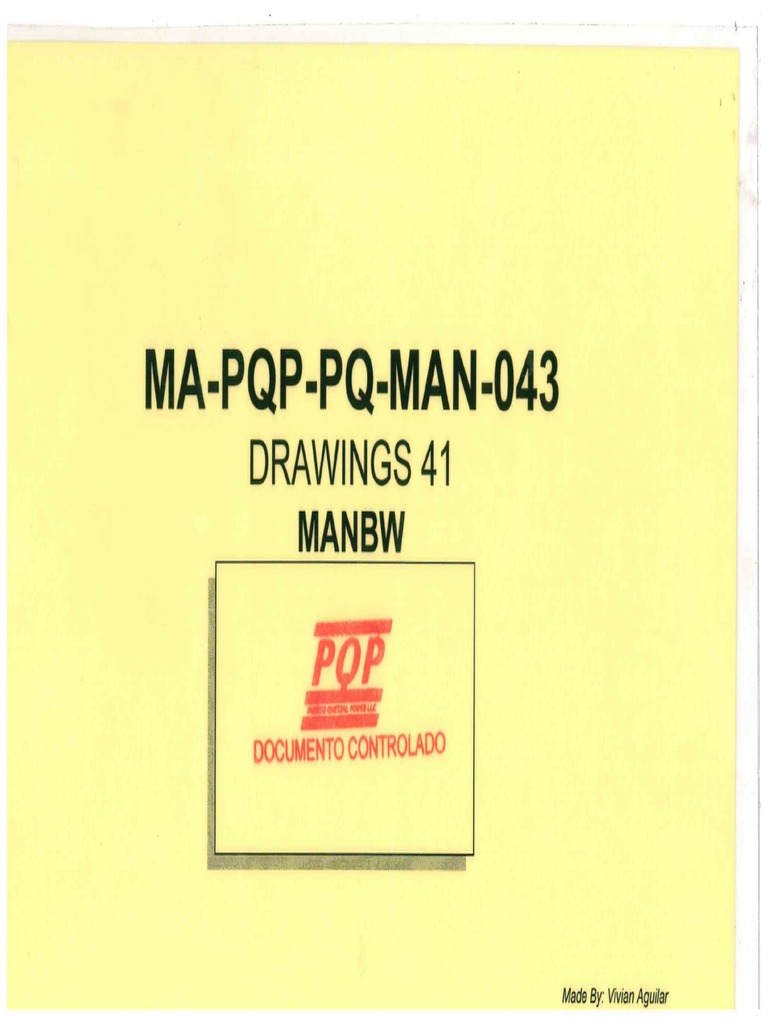 Ma PQP PQ Man 043 (Drawings 41) Constructions | PDF