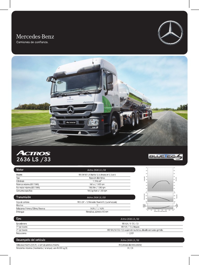 Actros 2636 LS 33 | PDF