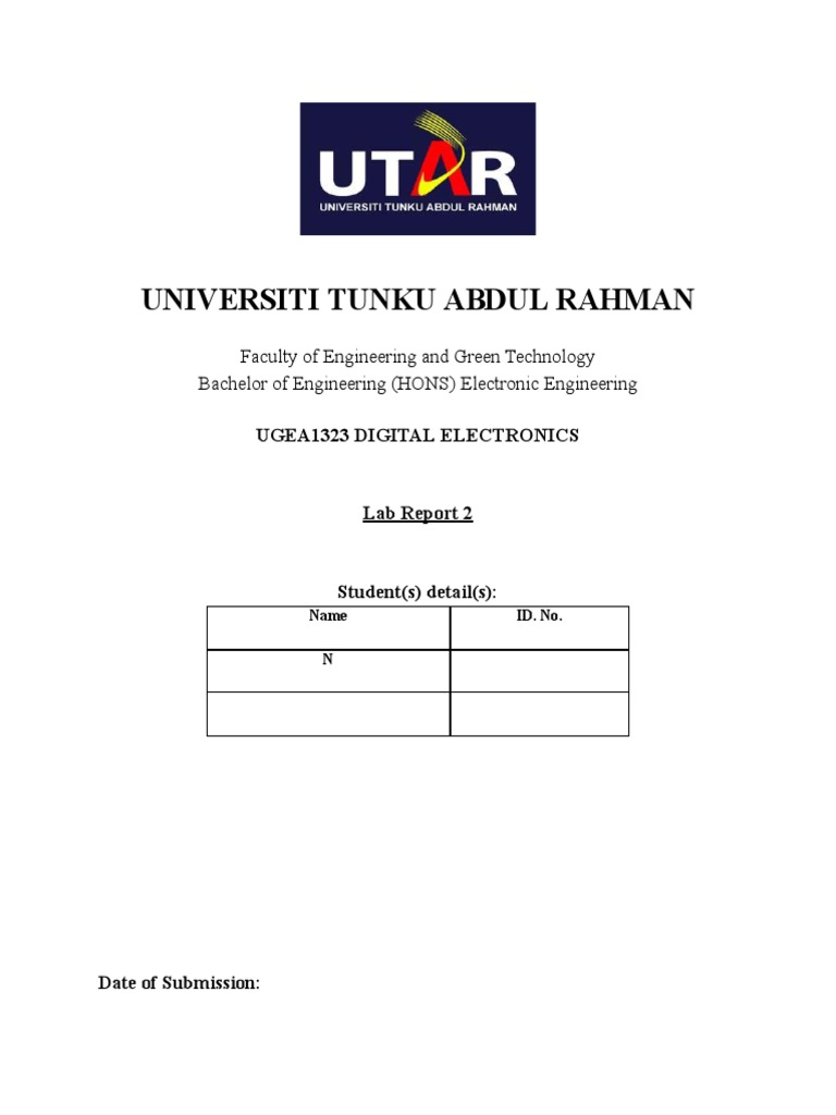 Digital Lab Report | PDF | Binary Coded Decimal | Logic Gate
