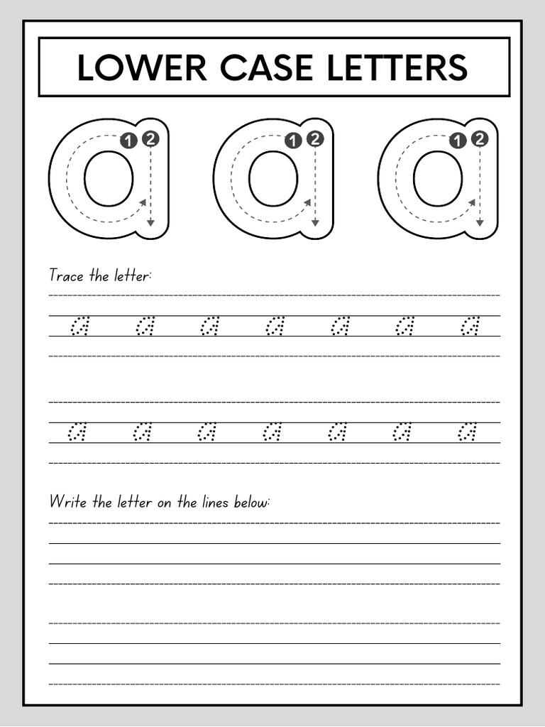 Alphabet Tracing Bundle Worksheet | PDF | Notation | Naming Conventions