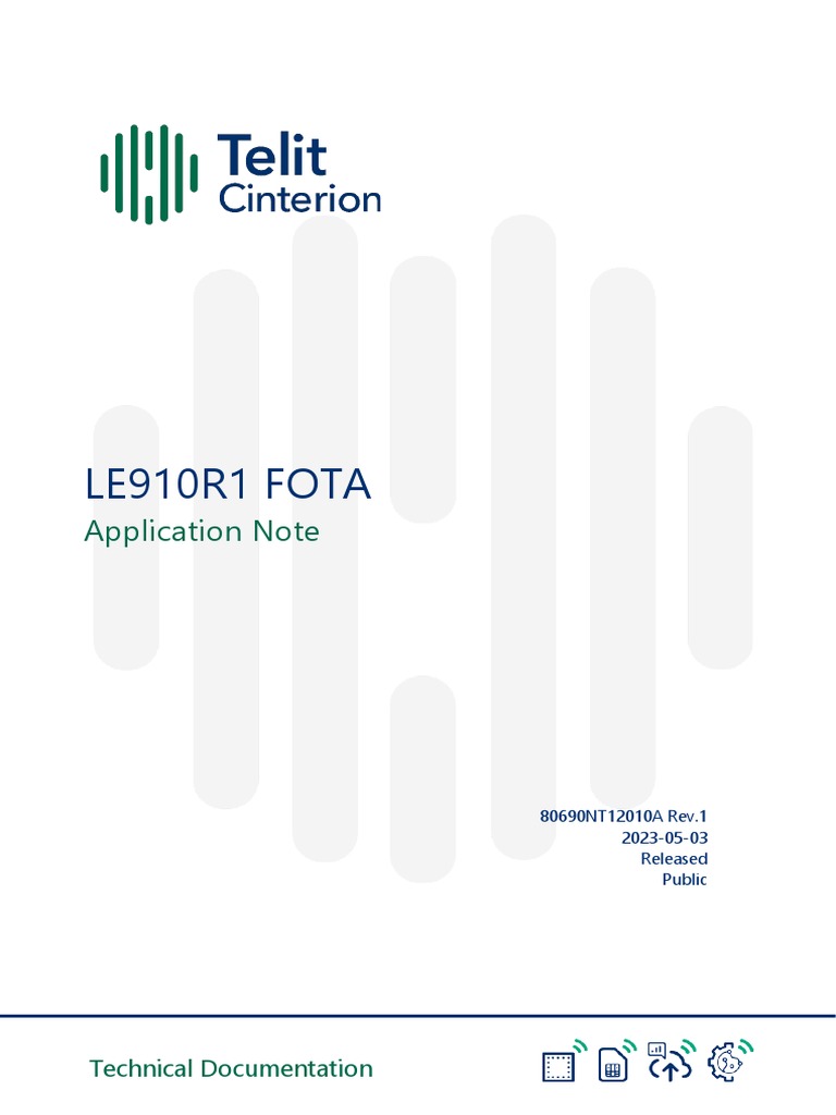 TC LE910R1 FOTA Application Note r1 | PDF | License | File Transfer ...