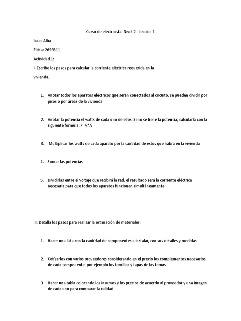 Nivel 02-Evaluacion 01 | PDF | Ingenieria Eléctrica | Electricidad Nivel 02-Evaluacion 01 | PDF | Ingenieria Eléctrica | Electricidad
