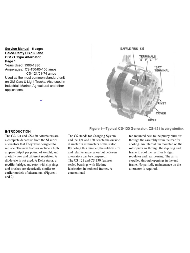 CS-130 Manual | PDF | Switch | Electric Power