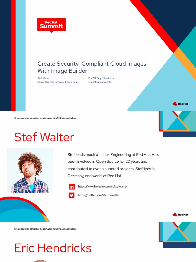 (Summit23) Create Security-Compliant Cloud Images With RHEL Image Builder | PDF | Cloud ...