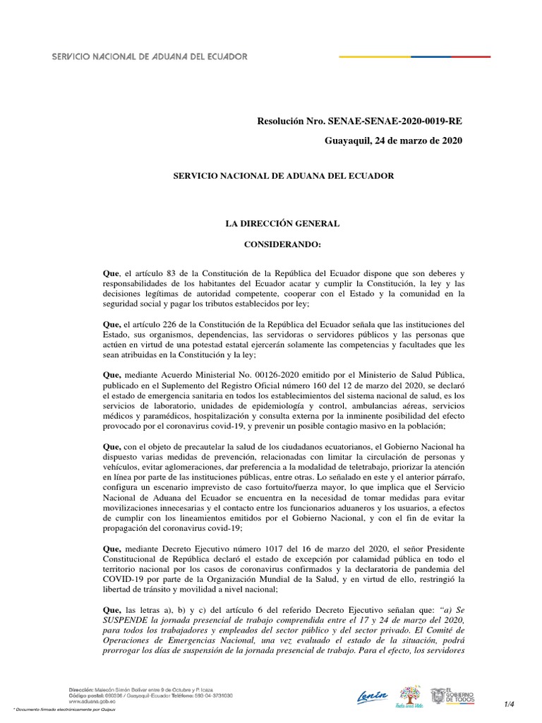 Senae-Senae-2020-0019-Re Menaje | PDF | Finanzas y dinero