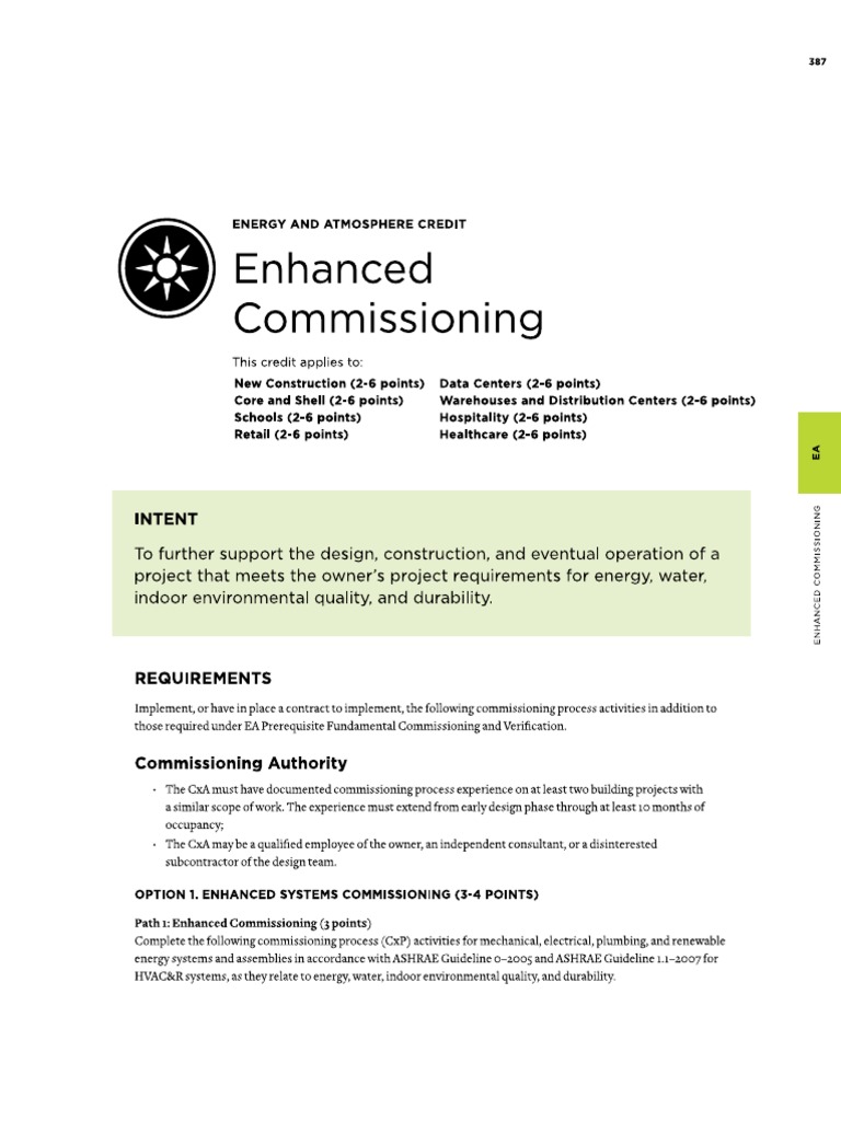 Enhanced Cx LEED v4 BD+C | PDF