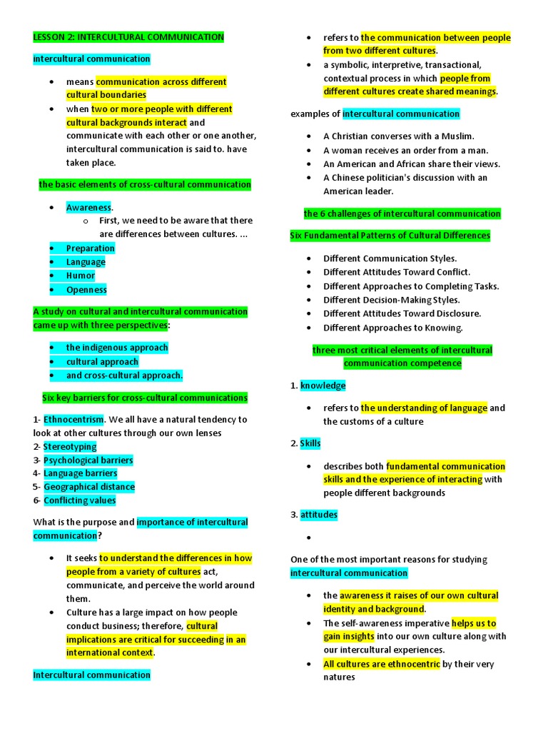 Lesson 2 Purcomm | PDF | Cross Cultural Communication | Communication