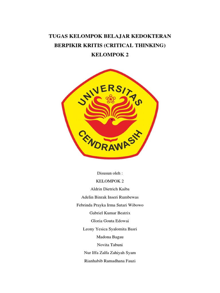 Tugas Critical Thinking Kel 2 Final | PDF