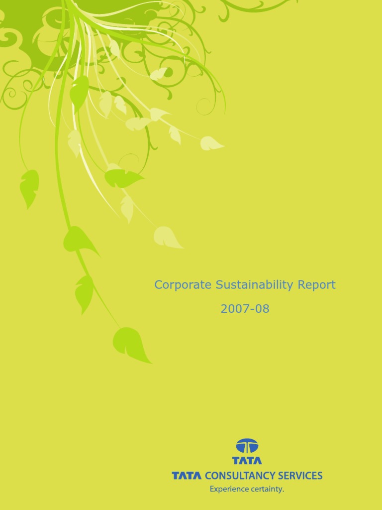 TCS Corporate Sustainability Report | PDF | Board Of Directors ...