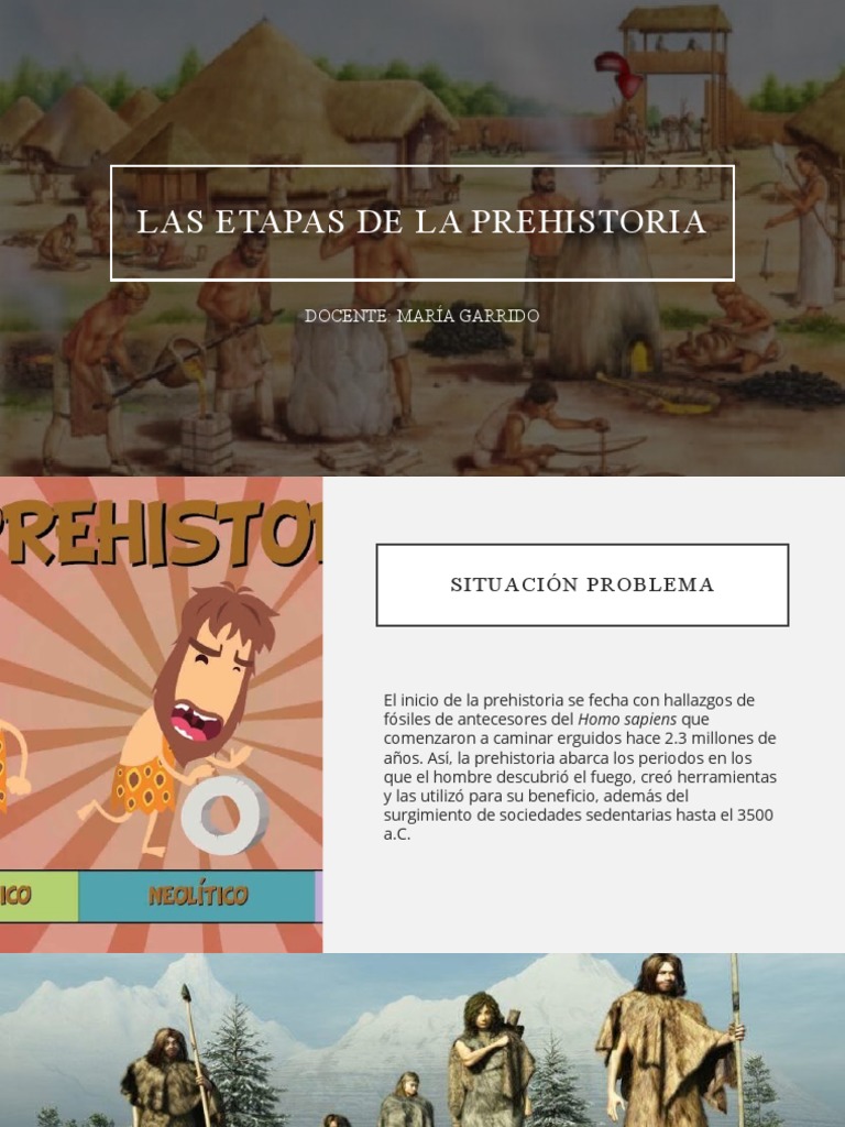 Las Etapas de La Prehistoria | PDF