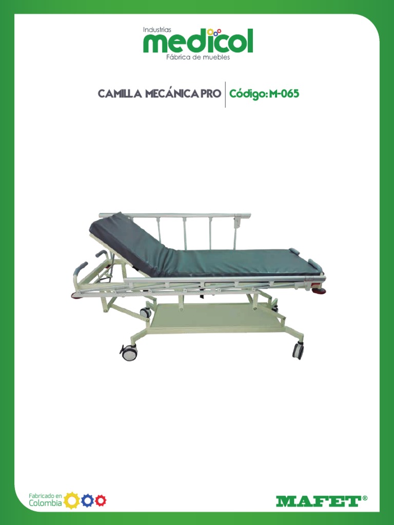 Ficha Técnica - Camilla - M-065 | PDF
